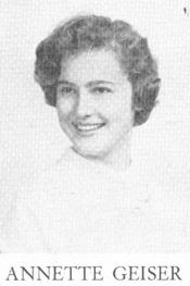 Annette Geiser Obituary | Madison West High School Class of 1958